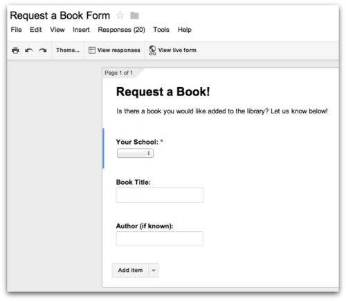 D.I.LI(BRARY): Build Your Own Magical Book Request Machine