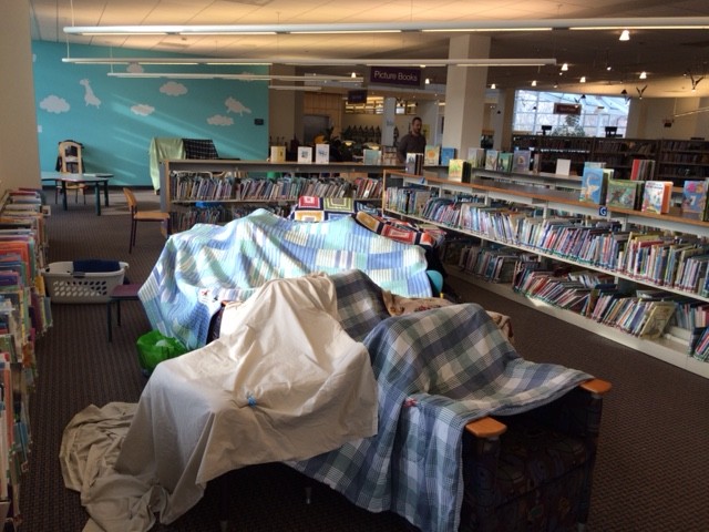 Steal This Idea: Family Fort Night at the Library