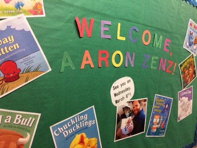 Instagramming an Author Visit: Aaron Zenz