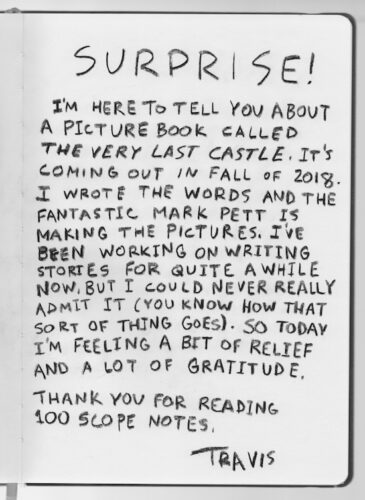 Surprise! Announcing THE VERY LAST CASTLE