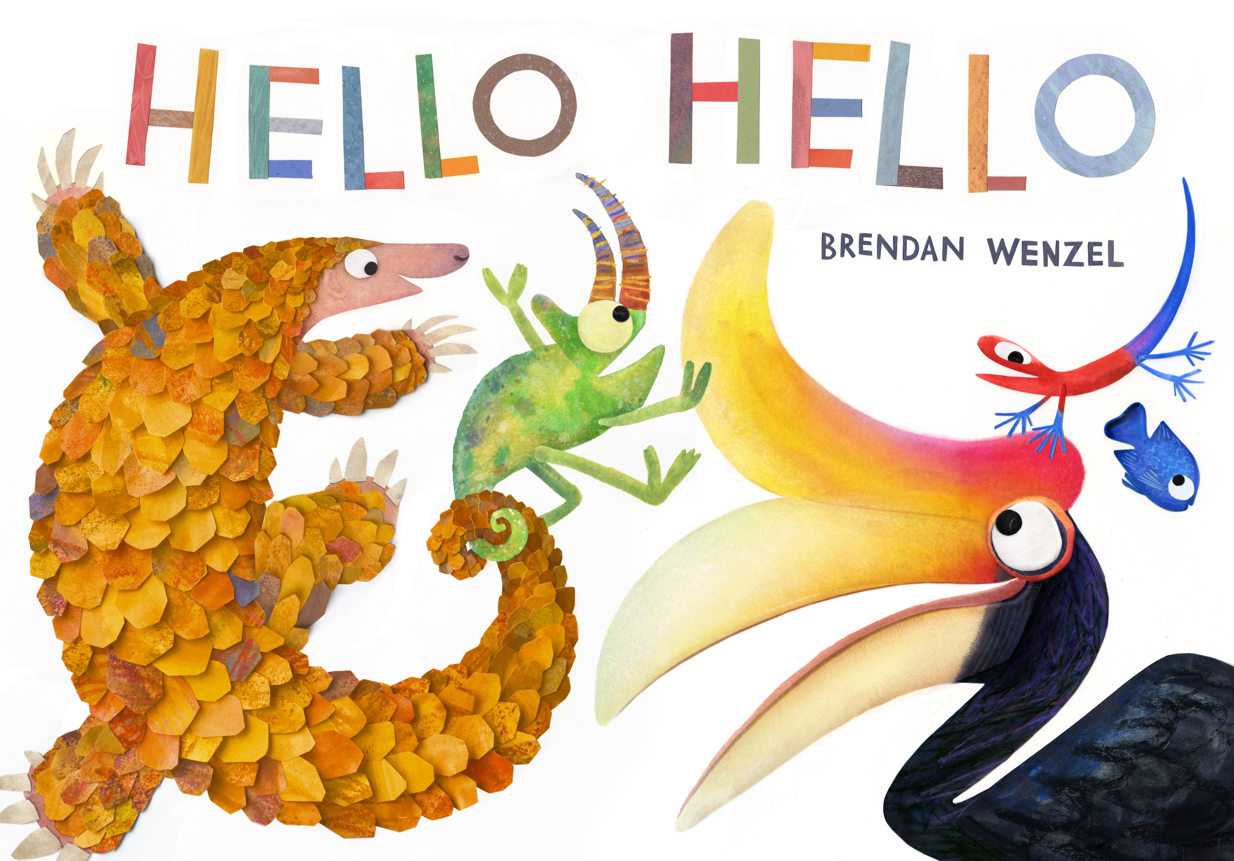 Exclusive Book Cover Reveal: HELLO HELLO by Brendan Wenzel