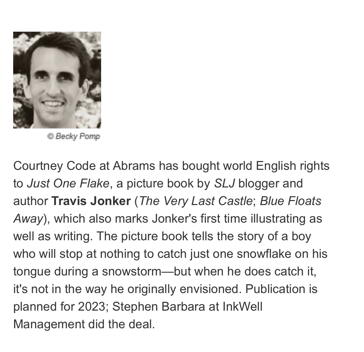 Surprise! Announcing JUST ONE FLAKE