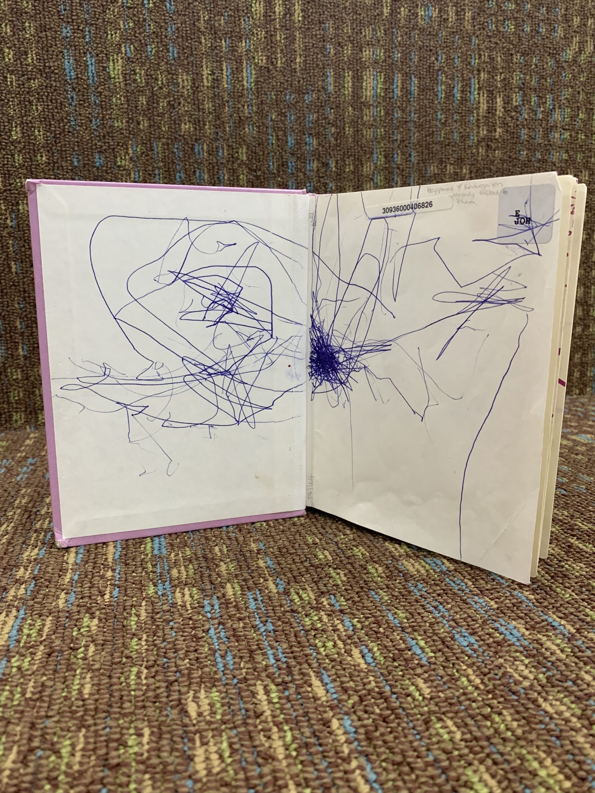 Book Vandalism or The Most Deeply Appropriate Thing I’ve Ever Seen?