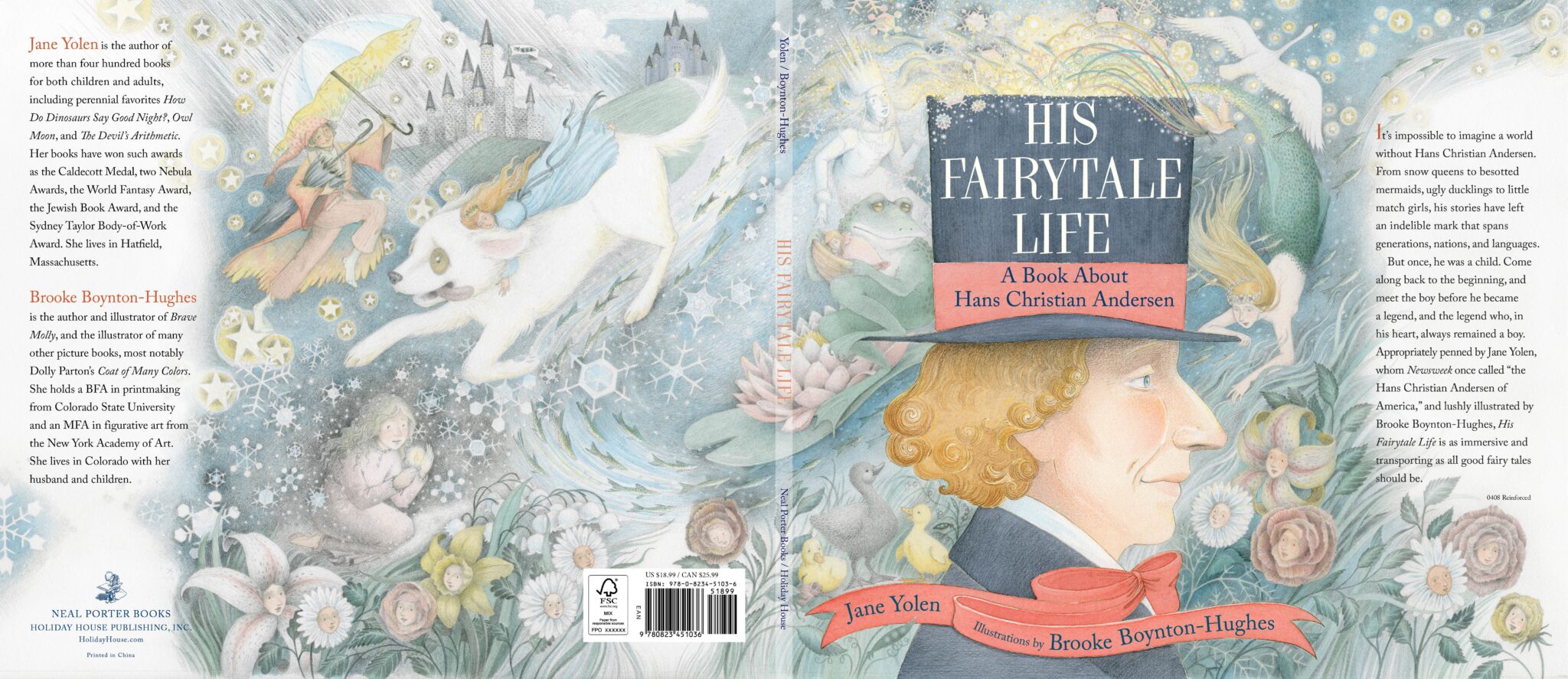 Exclusive Cover Reveal: HIS FAIRYTALE LIFE: A BOOK ABOUT HANS CHRISTIAN ANDERSEN by Jane Yolen ...