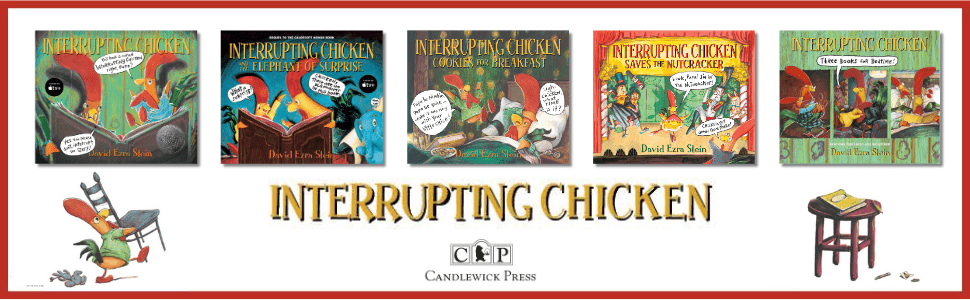Cover Reveal Q&A: INTERRUPTING CHICKEN RAISES HER WING by David Ezra Stein